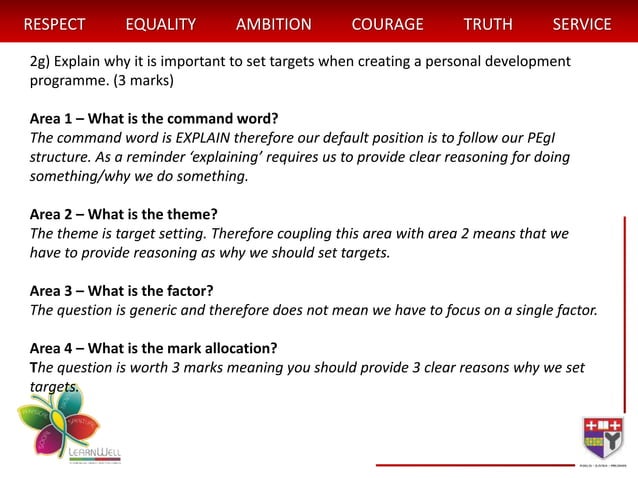 National 5 PE - Section 2 | PPTX