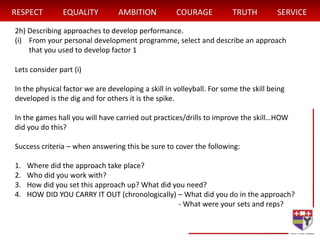 National 5 PE - Section 2 | PPTX