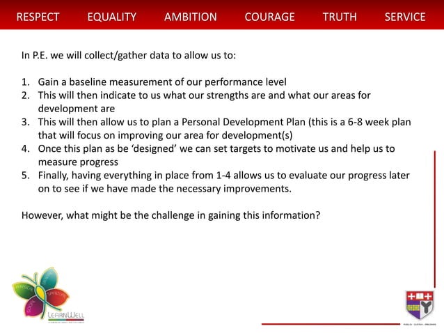 National 5 PE - Section 2 | PPTX