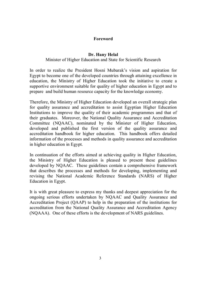 National academic standers | PDF