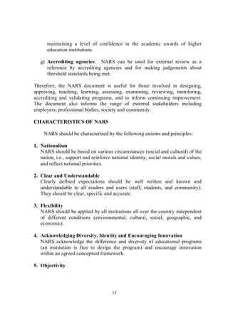 National academic standers | PDF