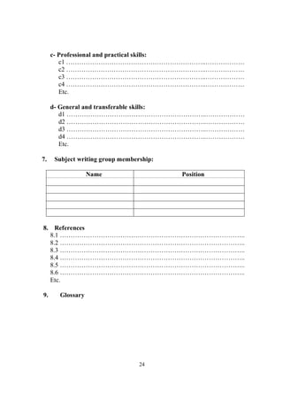 National academic standers | PDF