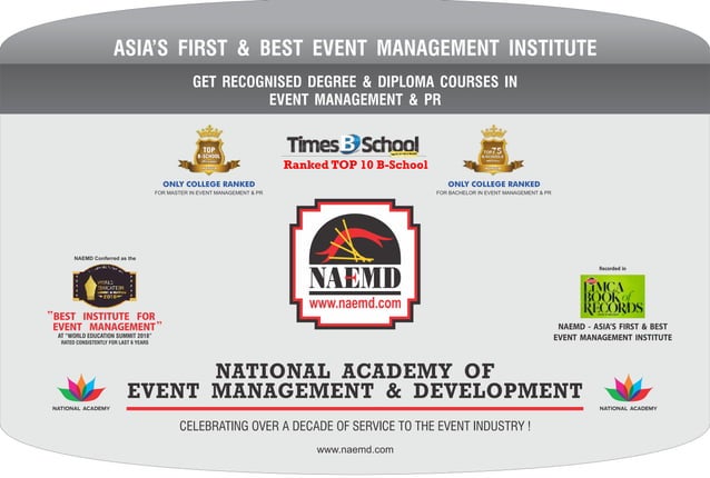 National Academy of Event Management And Development - NAEMD | PPT