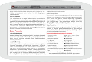 National Academy of Event Management And Development - NAEMD | PDF