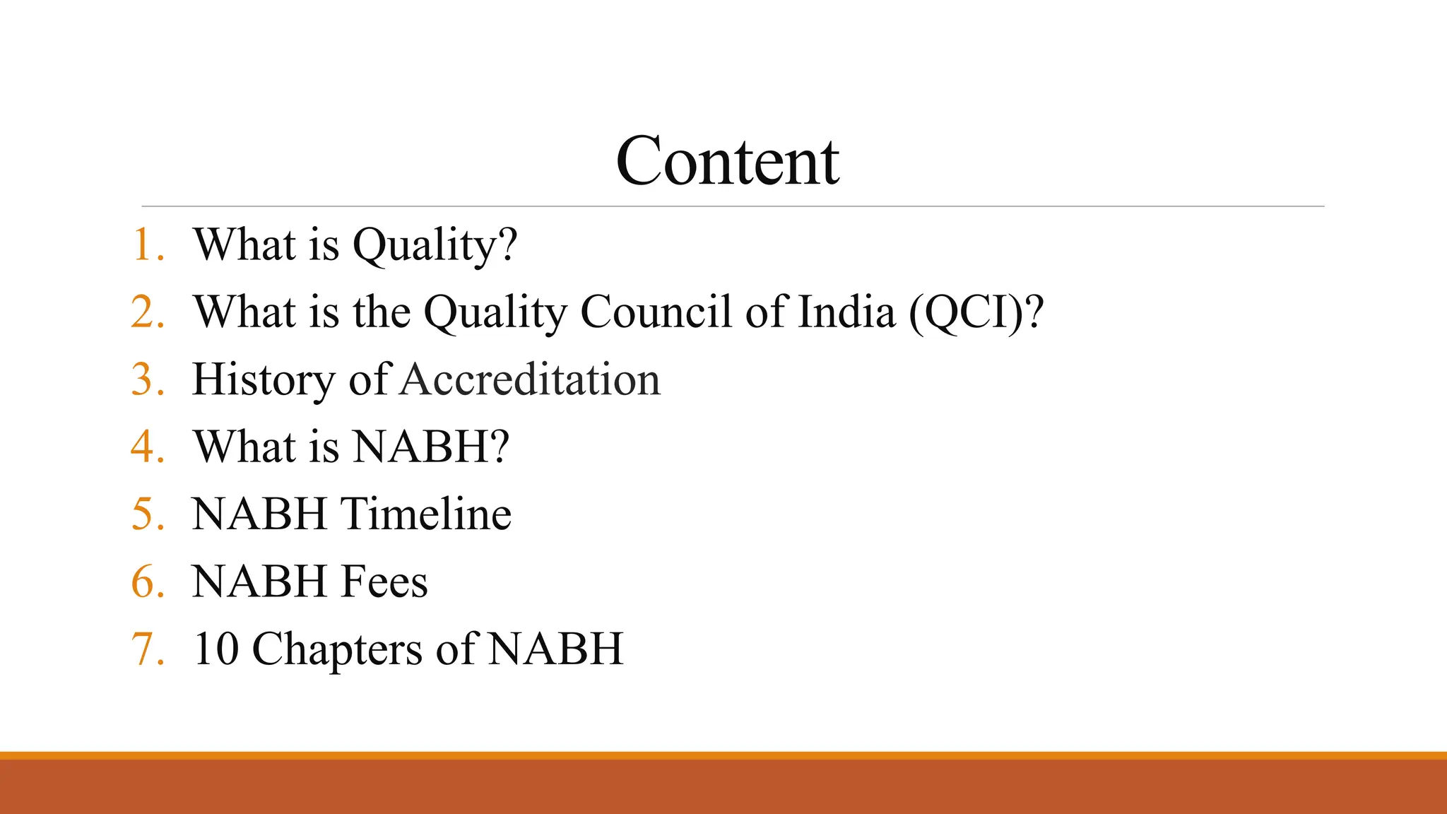 (NABH) National Accreditation Board For Hospital and Healthcare ...