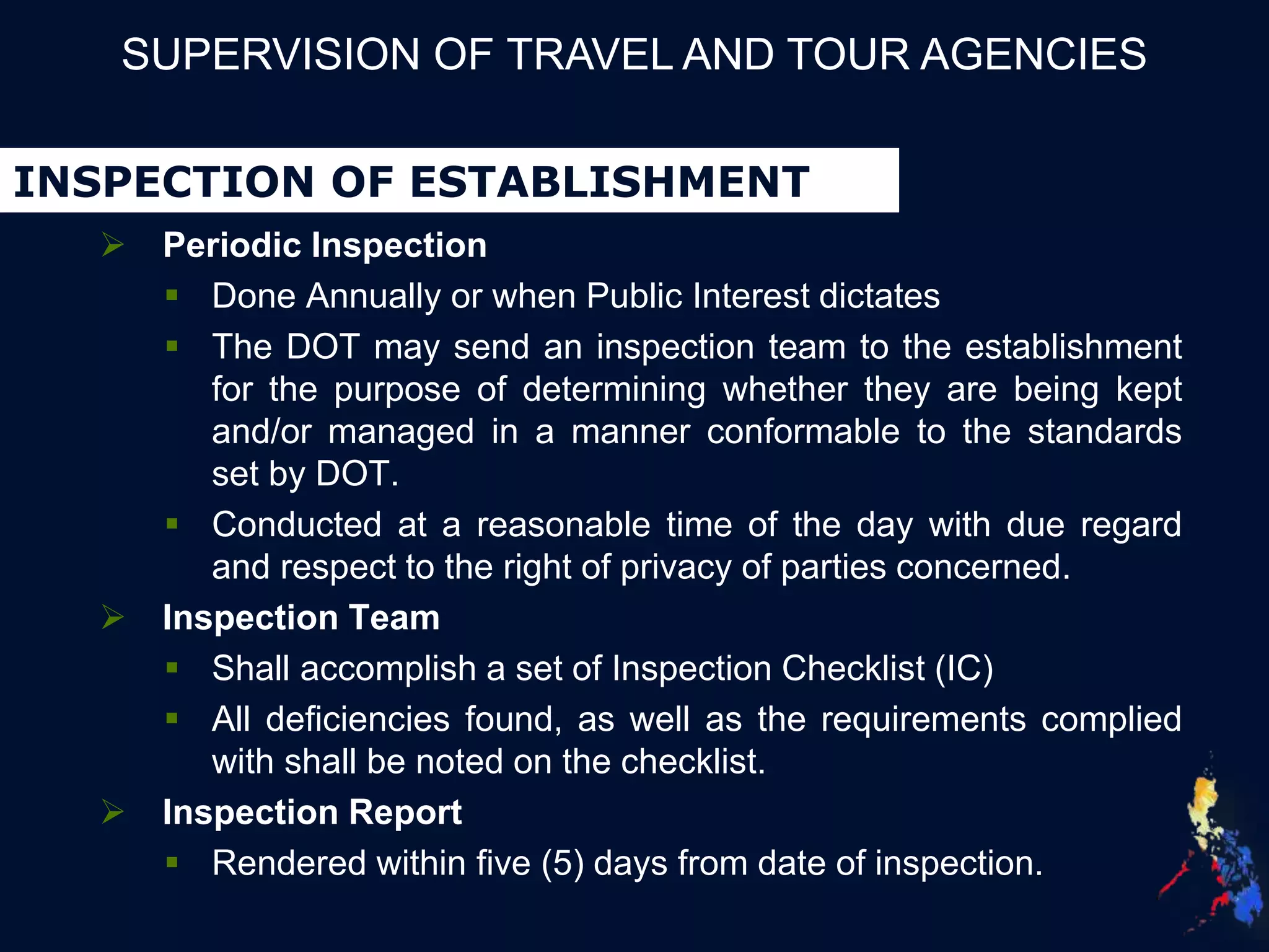 Revised Rules and Regulation Governing Accreditation of Travel and Tour ...