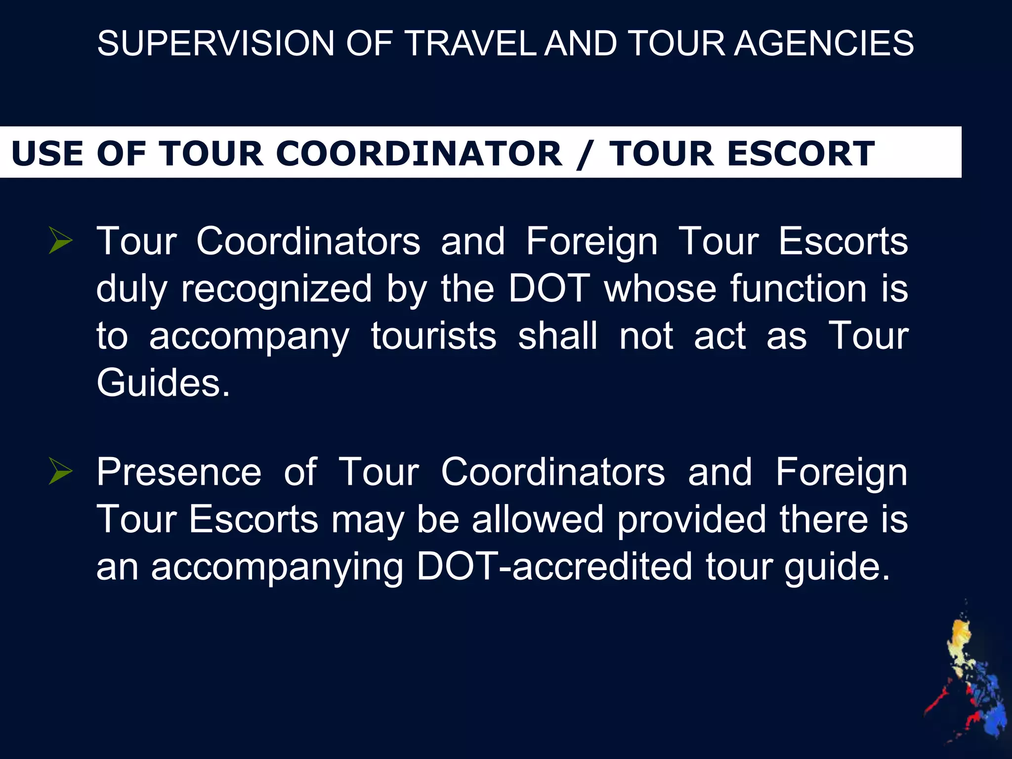 Revised Rules and Regulation Governing Accreditation of Travel and Tour ...