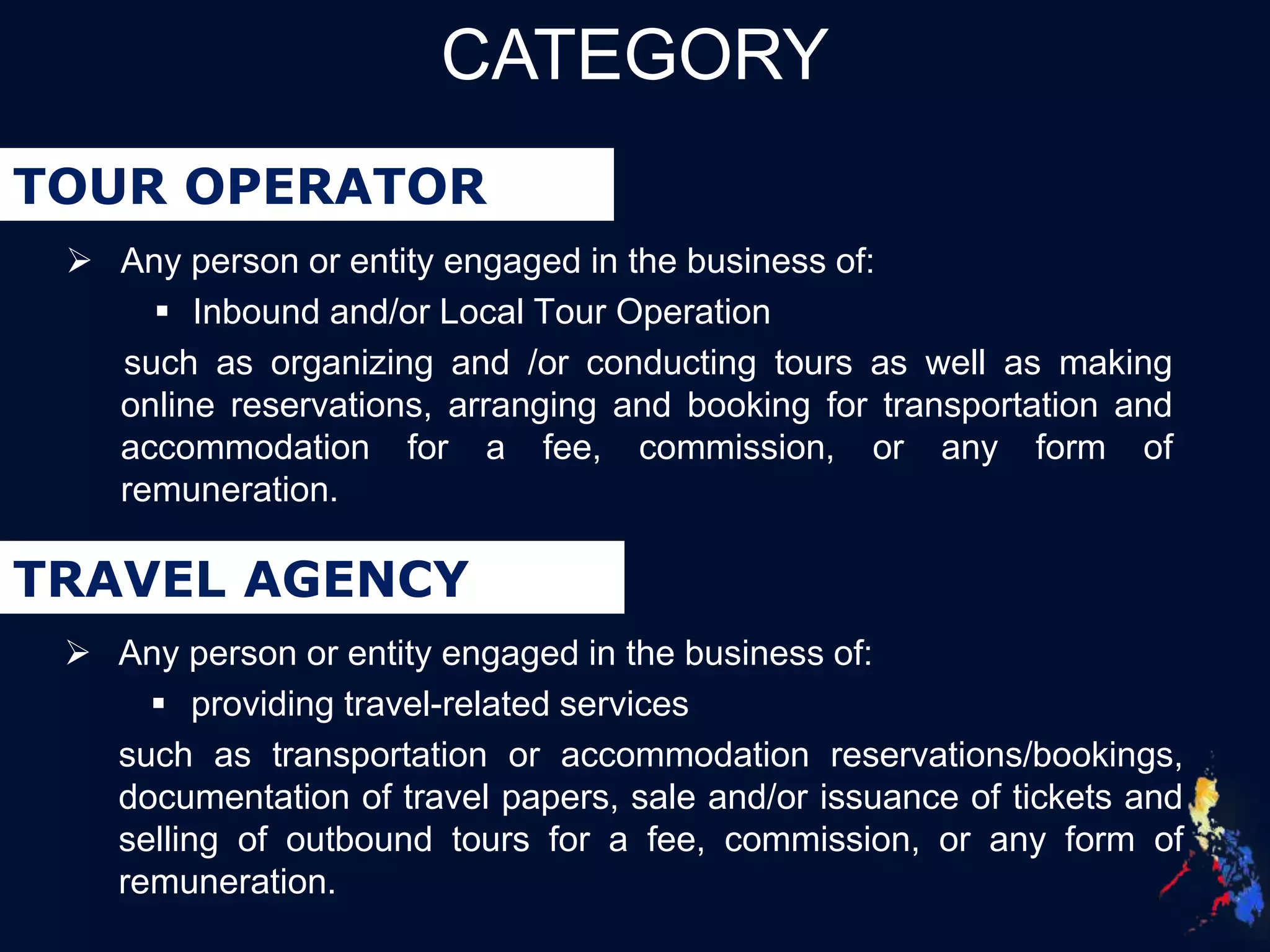 Revised Rules and Regulation Governing Accreditation of Travel and Tour ...