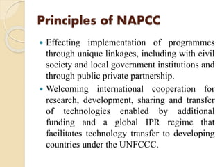 National action plan on climate change | PPTX