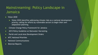 National Adaptation Planning in Jamaica | PDF