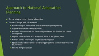 National Adaptation Planning in Jamaica | PPT