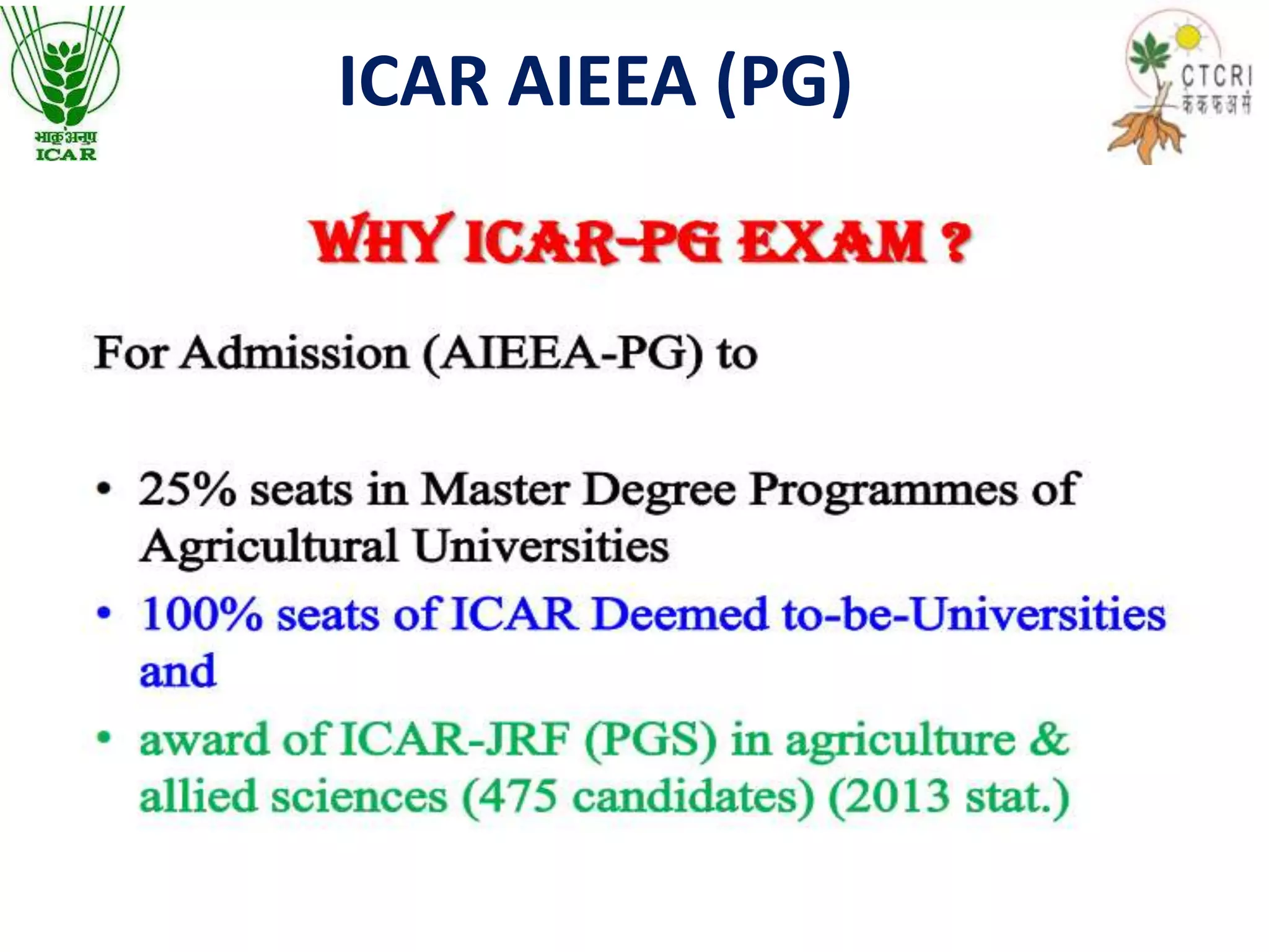National agricultural research system (NARS) & ICAR, government of india - overview | PPTX
