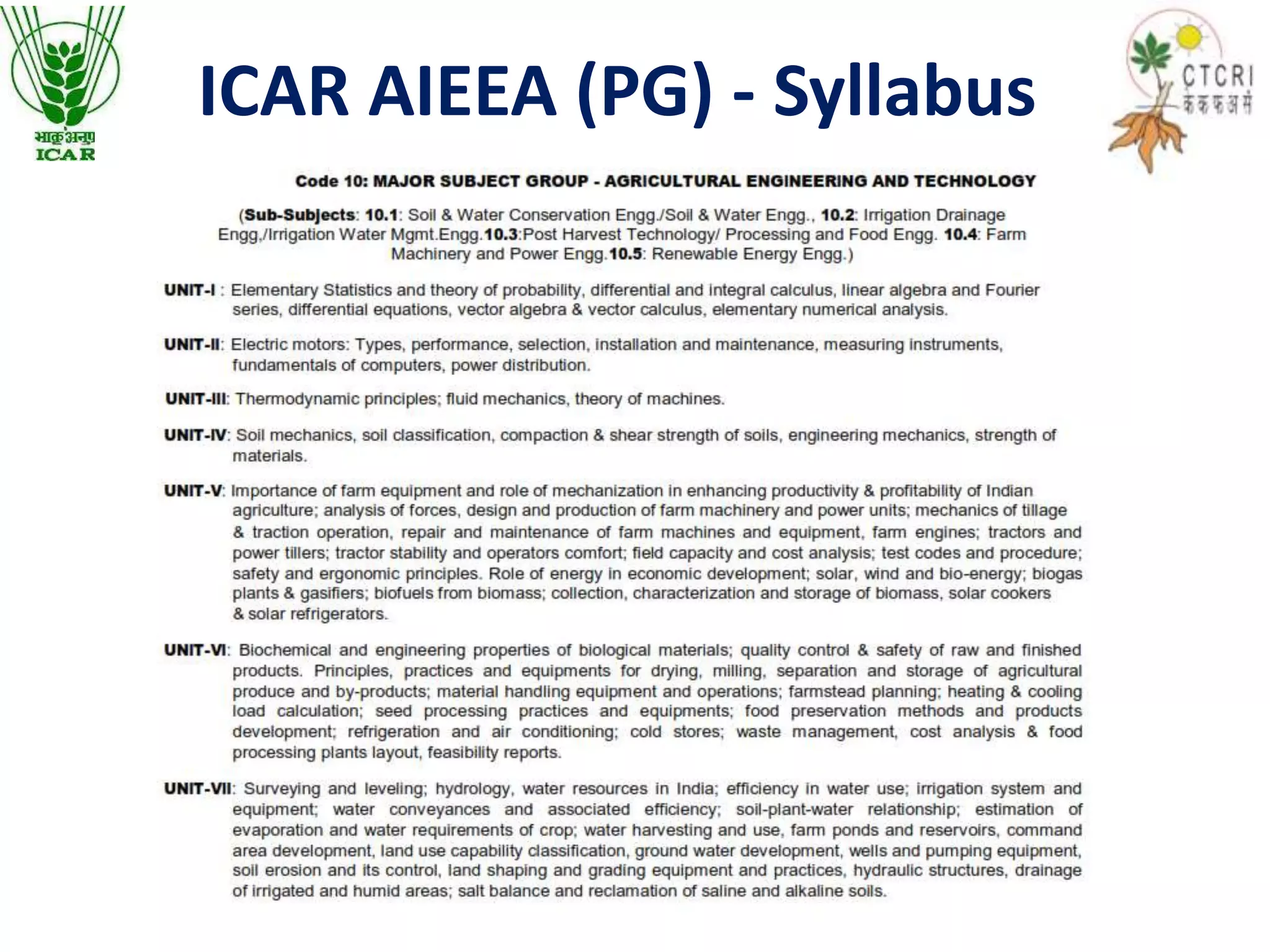 National agricultural research system (NARS) & ICAR, government of ...