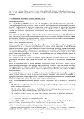 National agricultural research system of yemen | PDF