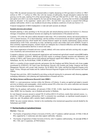 National agricultural research system of yemen | PDF