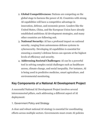 Government Launches National AI Development Project | DOCX
