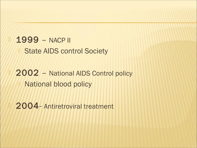 National aids control programme | PPT