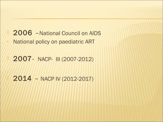 National aids control programme | PPT