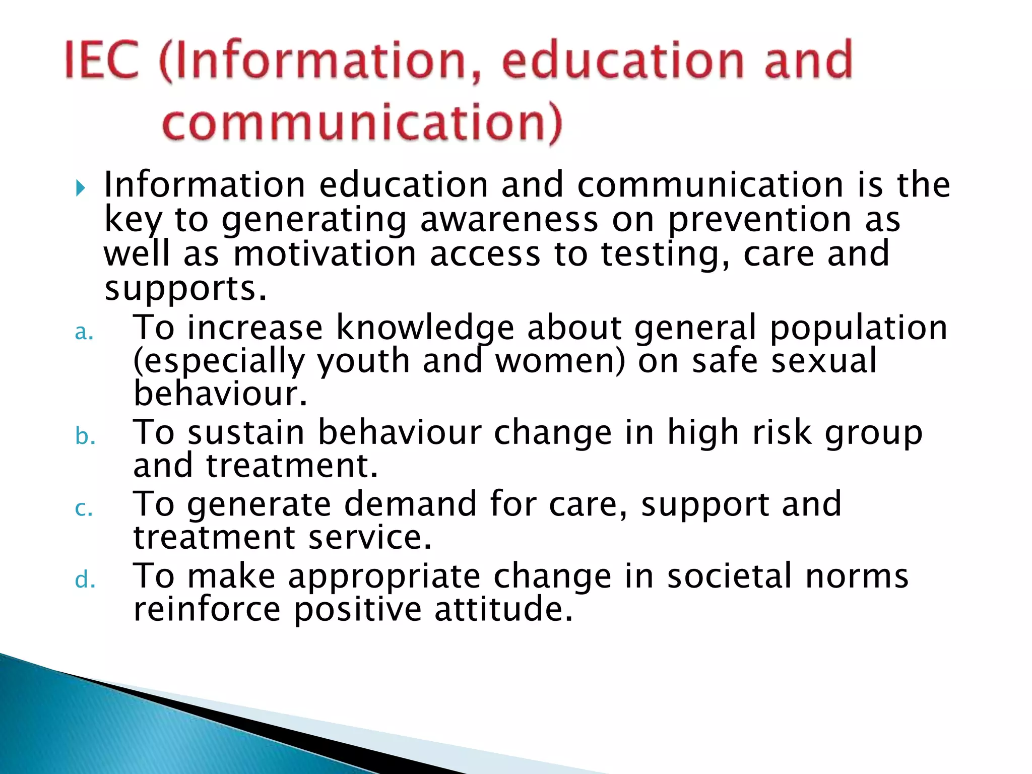National AIDS control programme ppt | PPTX
