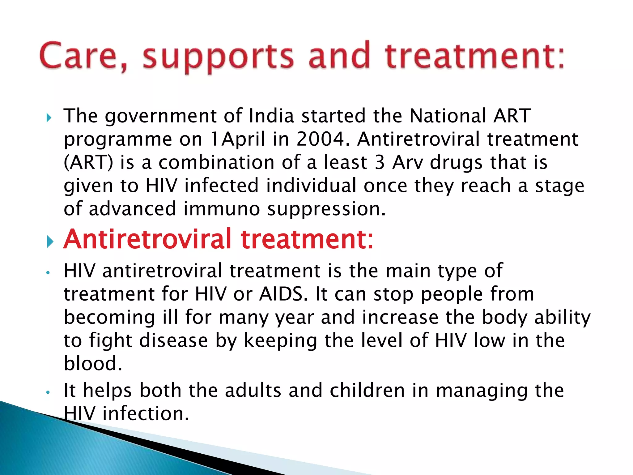 National AIDS control programme ppt | PPTX