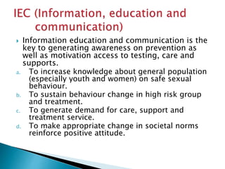 National AIDS control programme ppt | PPTX