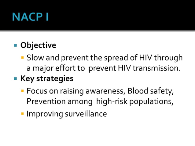 National AIDS Control Programme NACP | PPTX