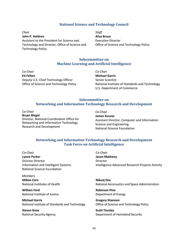 NATIONAL ARTIFICIAL INTELLIGENCE RESEARCH AND DEVELOPMENT STRATEGIC PLAN | PDF