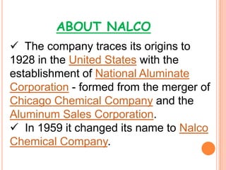 National aluminium company limited | PPTX
