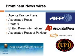 National and global news agencies | PPTX