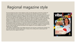 National and regional magazines | PPTX
