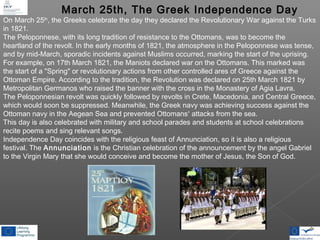 National and religious holidays of greece | PPT