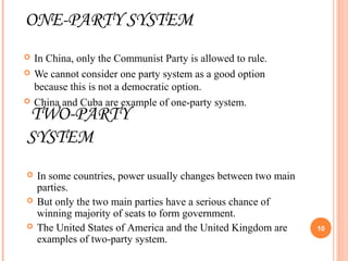 National and state parties1 | PPT