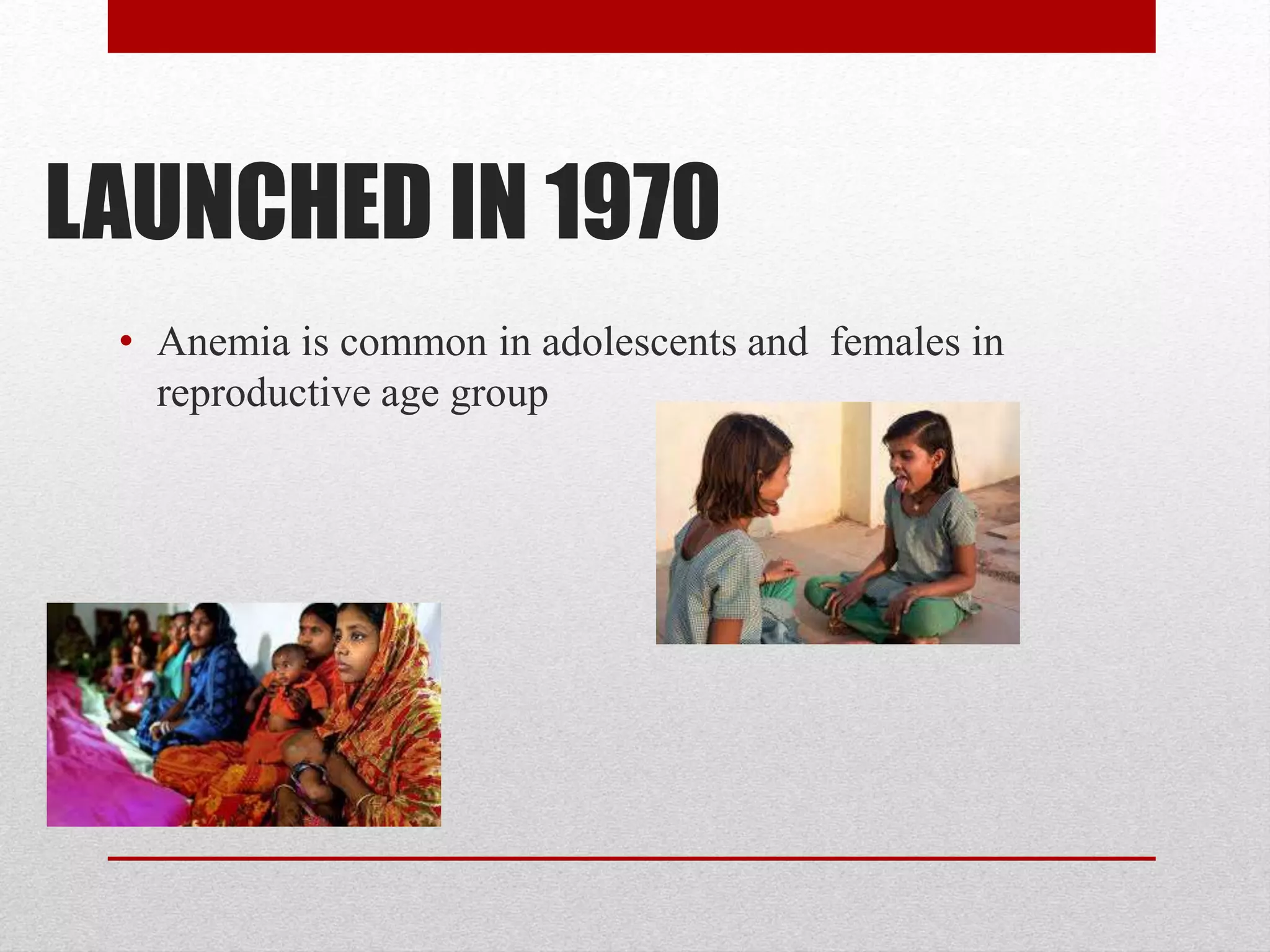 National anemia control program | PPTX