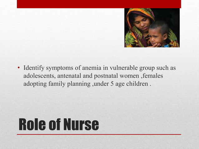 National anemia control program | PPTX | Blood Disorders | Diseases and ...