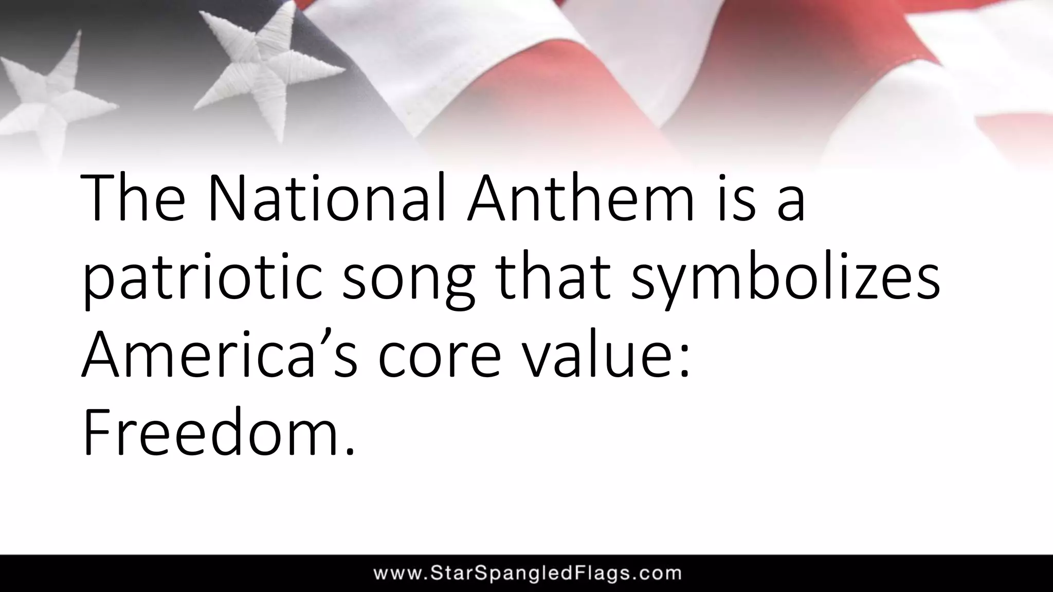 American National Anthem: Proper Etiquette | PPT