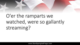 American National Anthem: Proper Etiquette | PPTX
