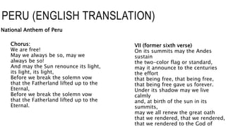 NATIONAL ANTHEMS OF SOUTH AMERICA (National anthems of countries in ...