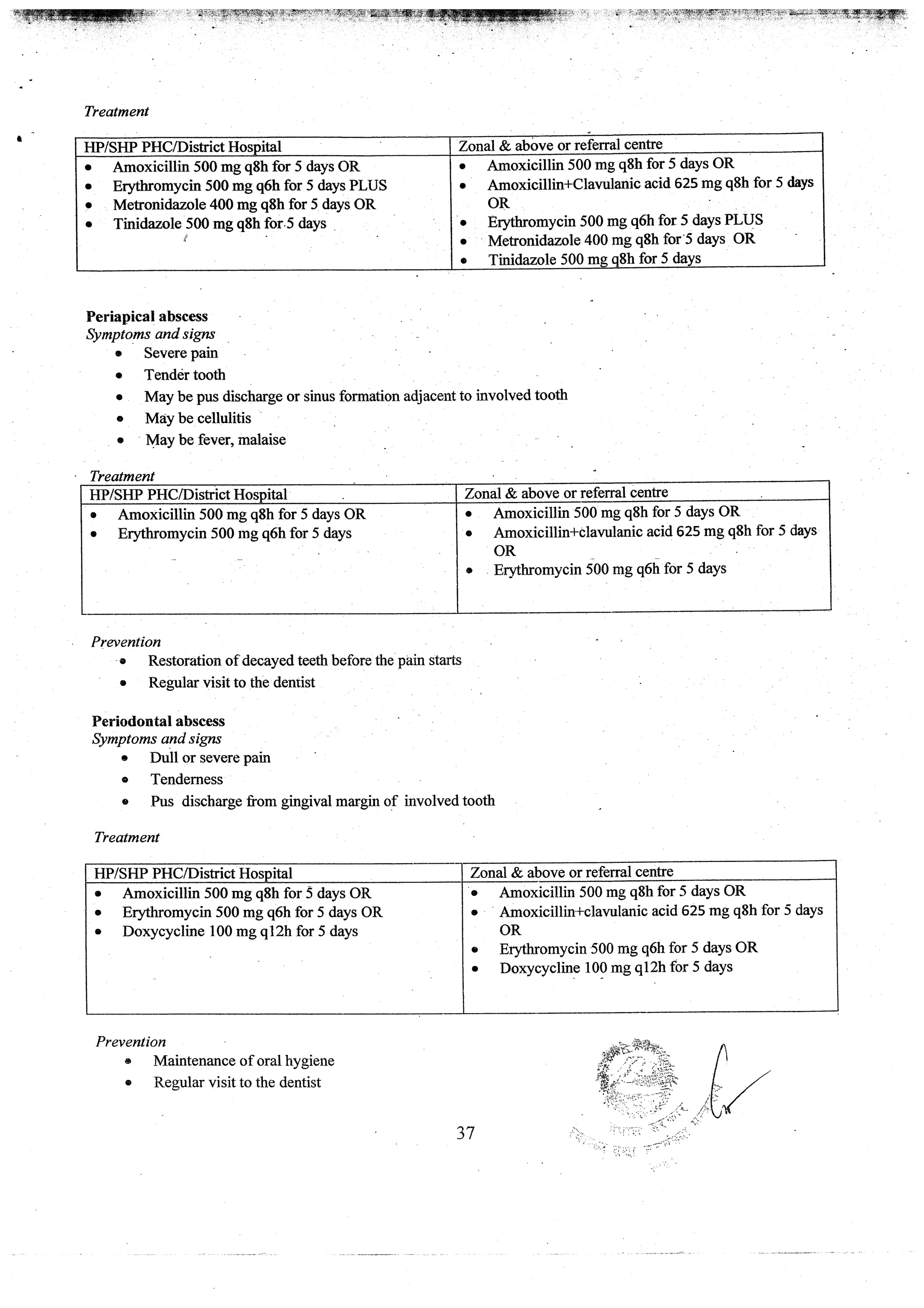 National antibiotic treatment guidelines 2014 | PDF