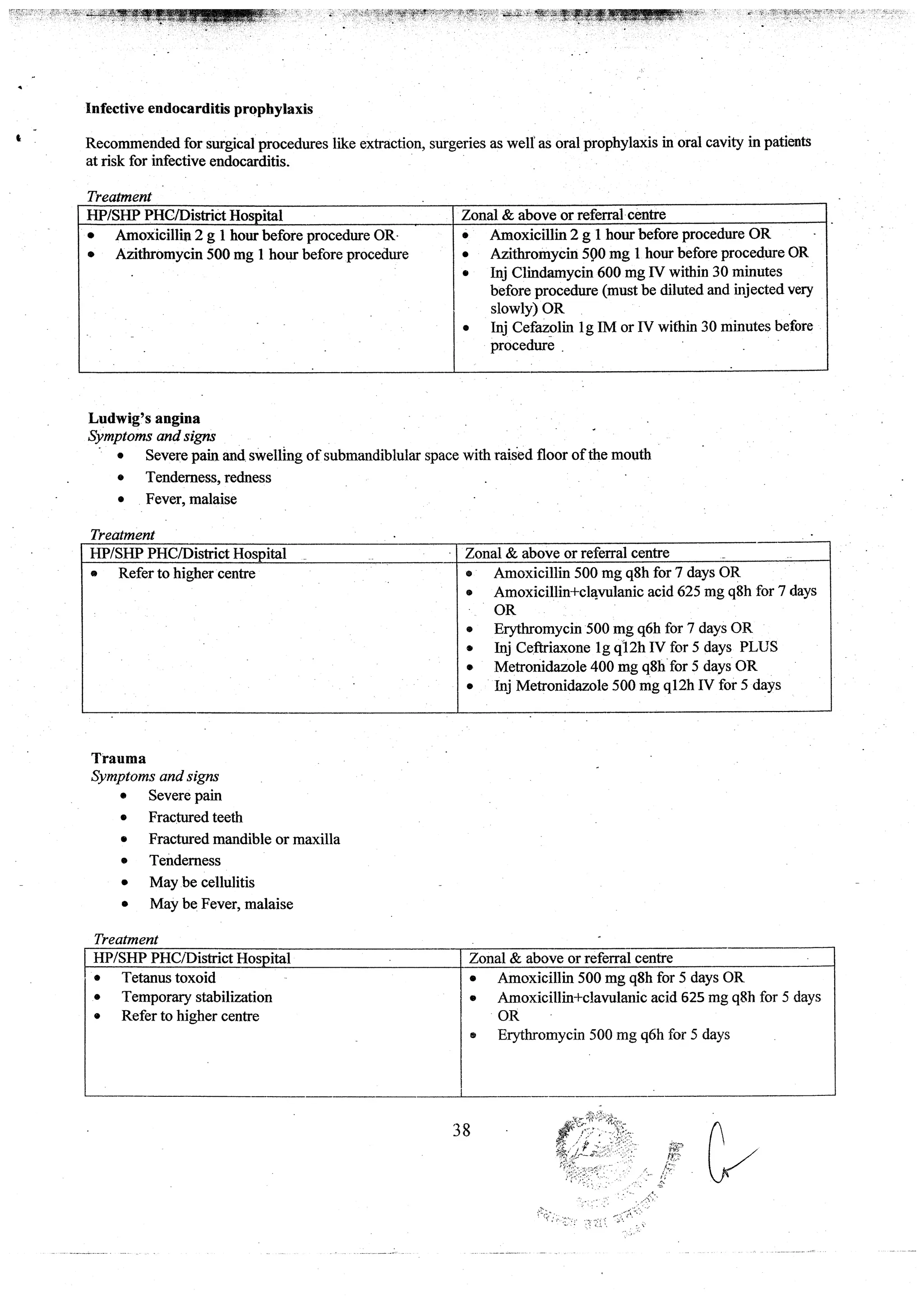 National antibiotic treatment guidelines 2014 | PDF
