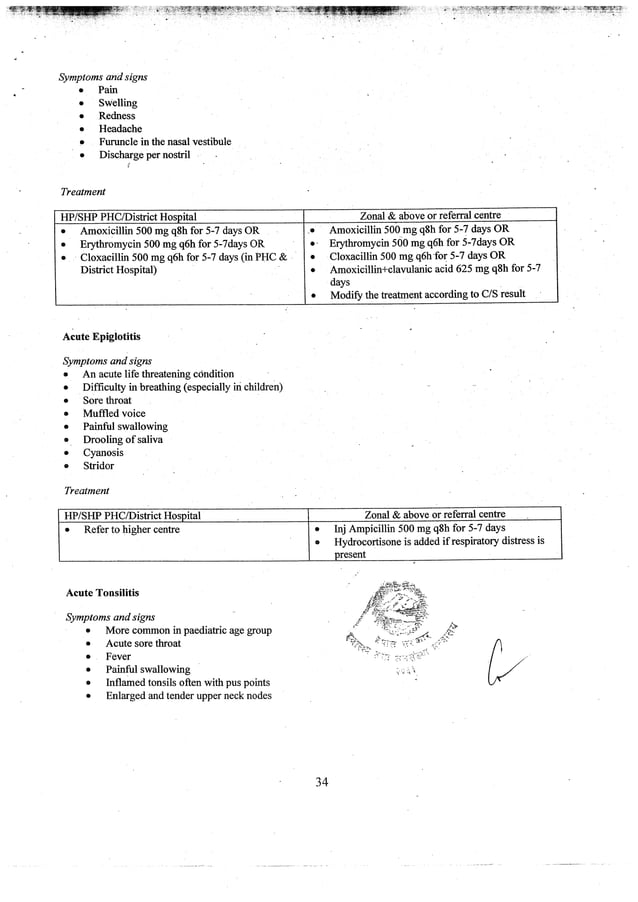 National antibiotic treatment guidelines 2014 | PDF