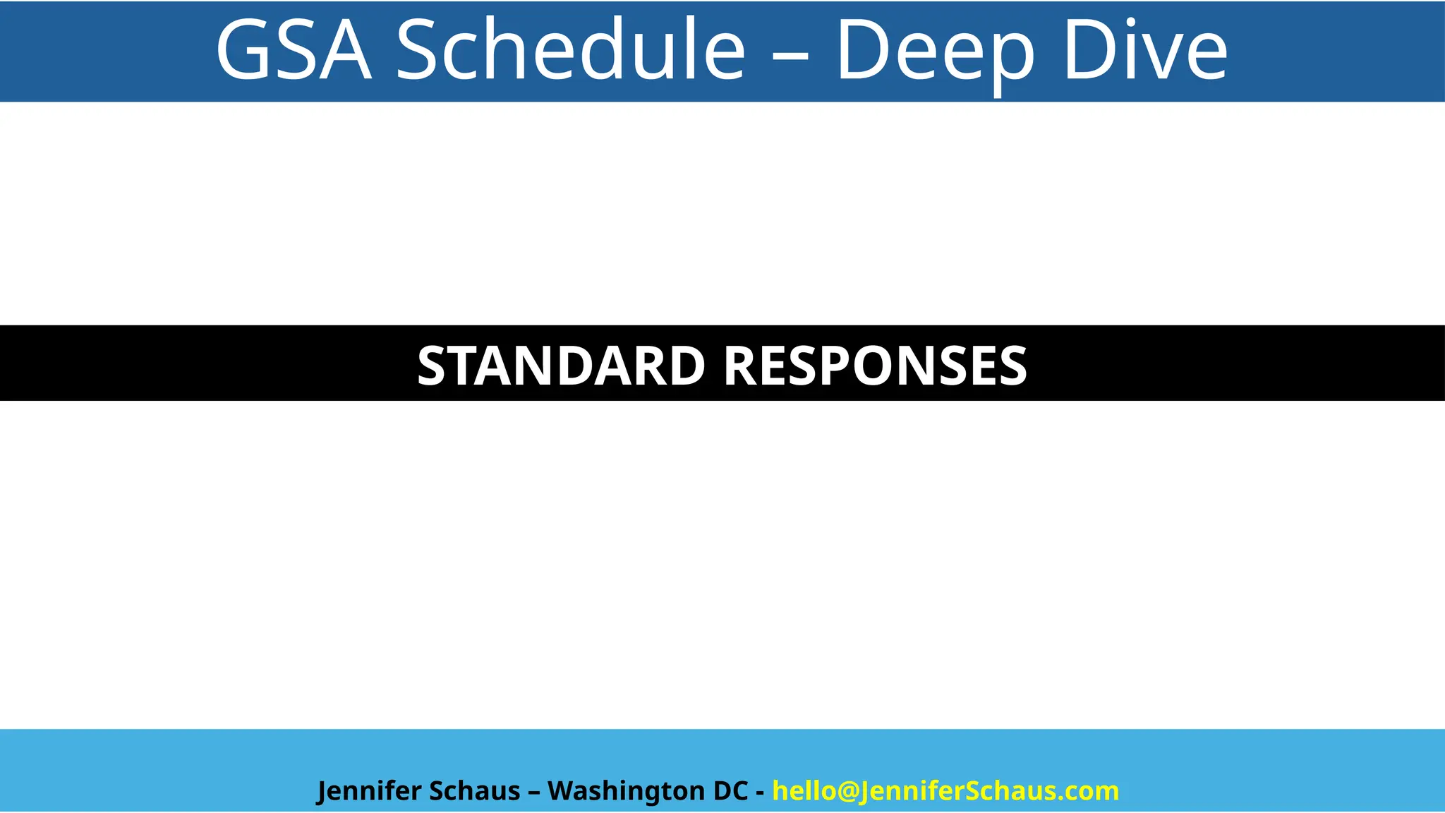 National APEX Conference - GSA Schedule DEEP DIVE | PPT