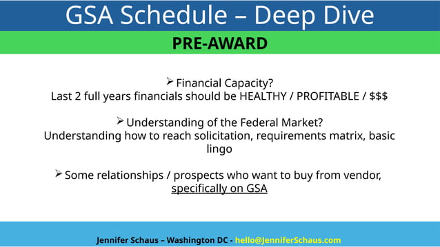 National APEX Conference - GSA Schedule DEEP DIVE | PPT