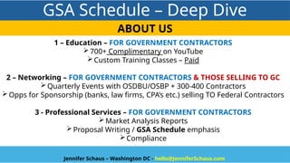 National APEX Conference - GSA Schedule DEEP DIVE | PPTX