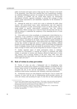 National approaches to public participation in strengthening crime ...