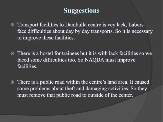 NAQDA_Dambulla | PDF