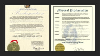 National Arab American Heritage Month 2025 | PPTX