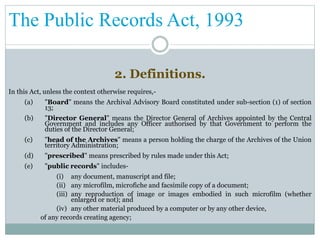 NATIONAL ARCHIVES - PRA-PRR.ppt