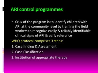 National ARI control program | PPTX