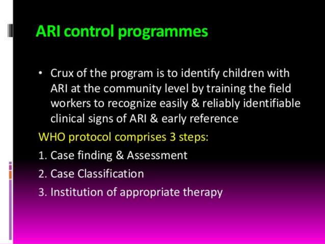 National ARI control program | PPTX