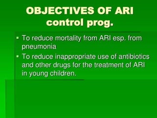 National ARI control program | PPTX